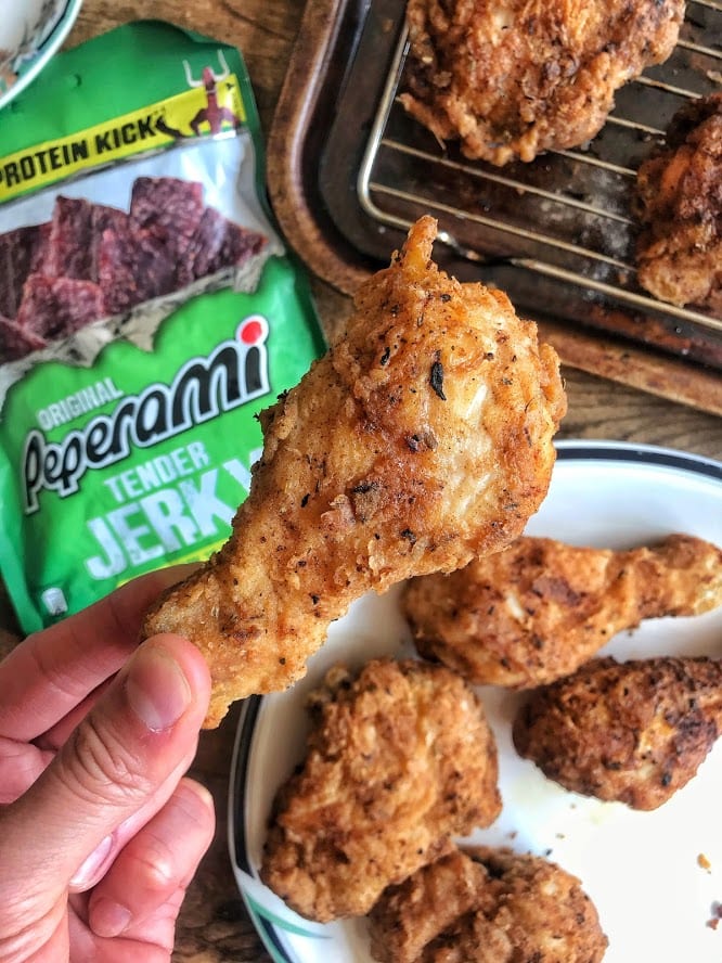 @onehungryasian’s KFC Peperami Chicken - Peperami